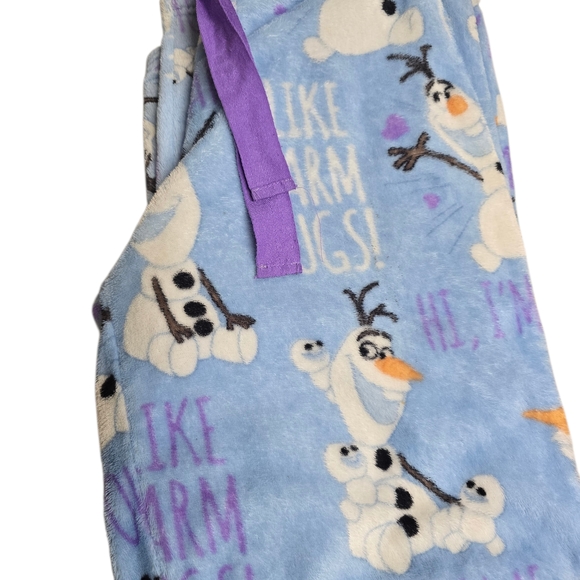 Disney | Intimates & Sleepwear | Disney Olaf Womens Pajama Bottoms Blue ...